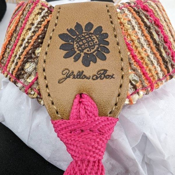 Yellow Box | Shoes | Yellow Box Oria Pink Flip Flops Sz9 | Poshmark